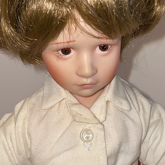 Other | Norman Rockwell Doll Mimi 1986 German Porcelain | Poshmark